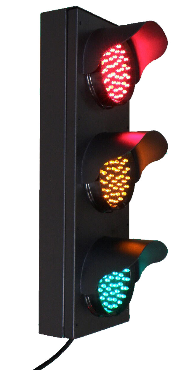 4 Inch LED Traffic Light - Industrial - Signaworks